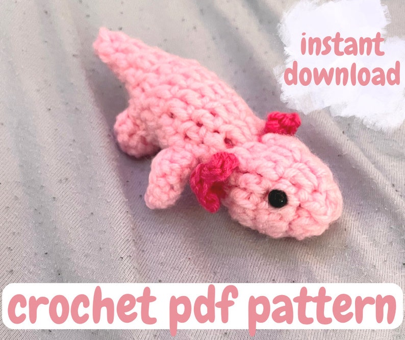 Axolotl Crochet Pattern Pdf - Etsy