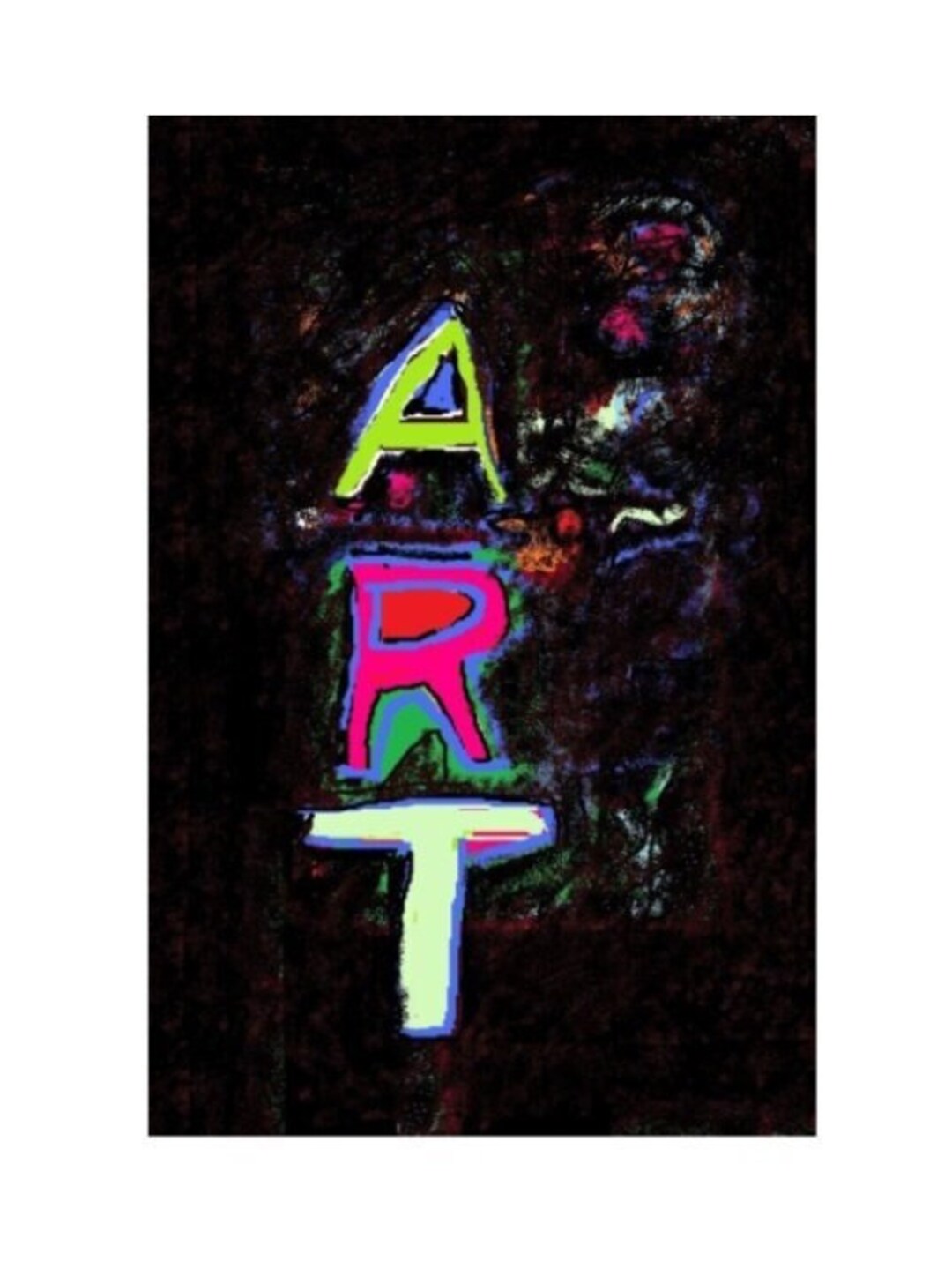 ART. Painting With Text by Raebeck. Quality Custom Prints to Order on ...