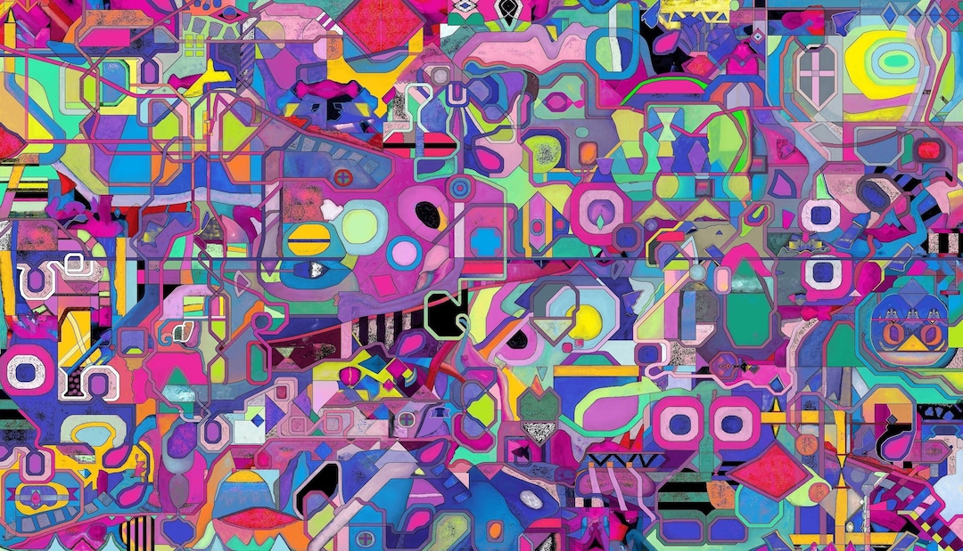 Avalon. Abstract Art by Raebeck. - Etsy