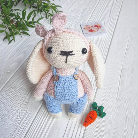 Crochet Emily Rabbit Toys & Games Stuffed Animals & Plushies etna.com.pe