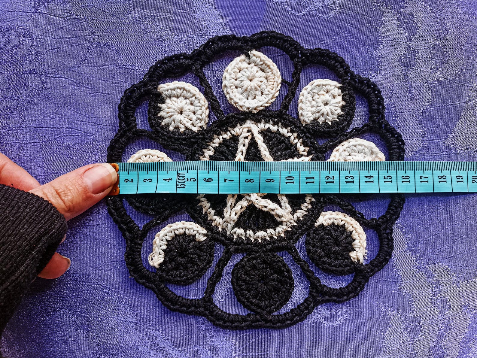 Moon Phases Applique Crochet Pattern PDF With Detailed Photo ...