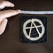 Anarchy Symbol Granny Square Crochet Pattern With Easy Detailed Photo ...