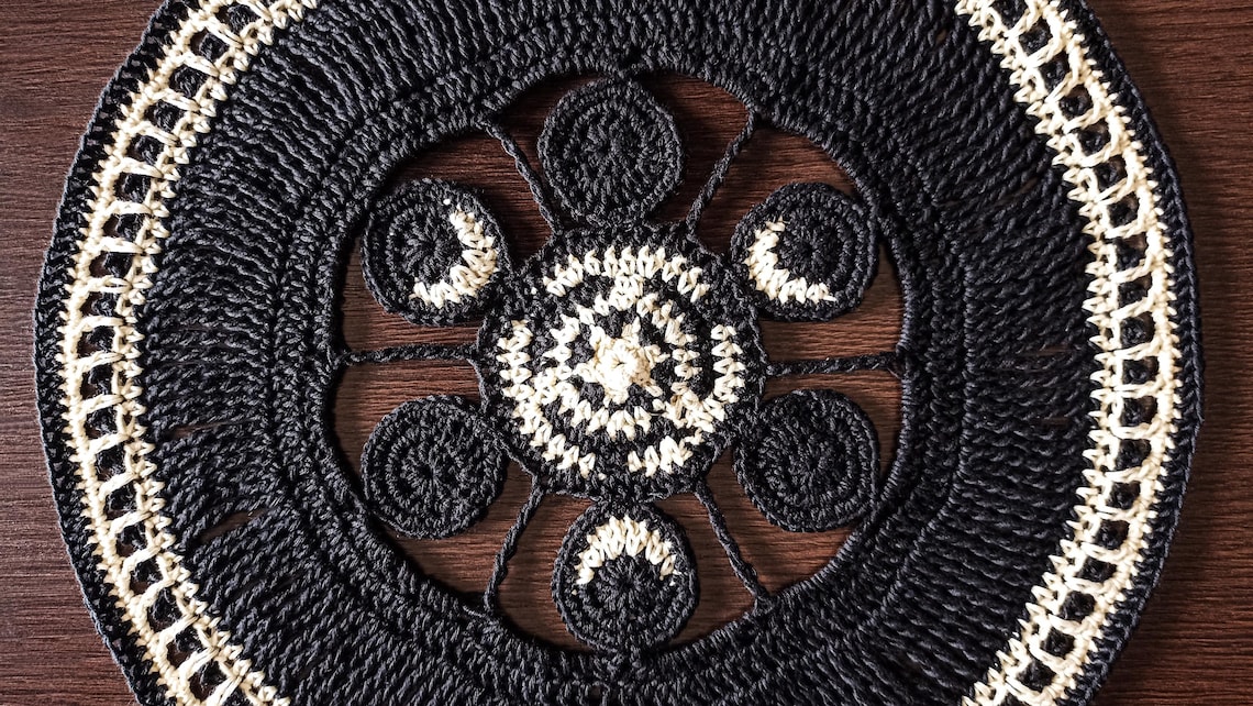 Hecate Altar Cloth Digital Crochet Pattern With Detailed Photo ...
