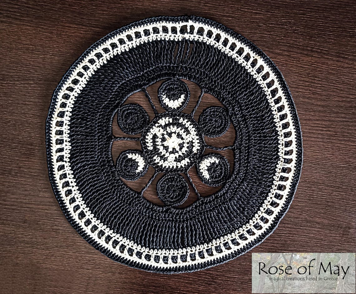 Hecate Altar Cloth Digital Crochet Pattern With Detailed Photo ...