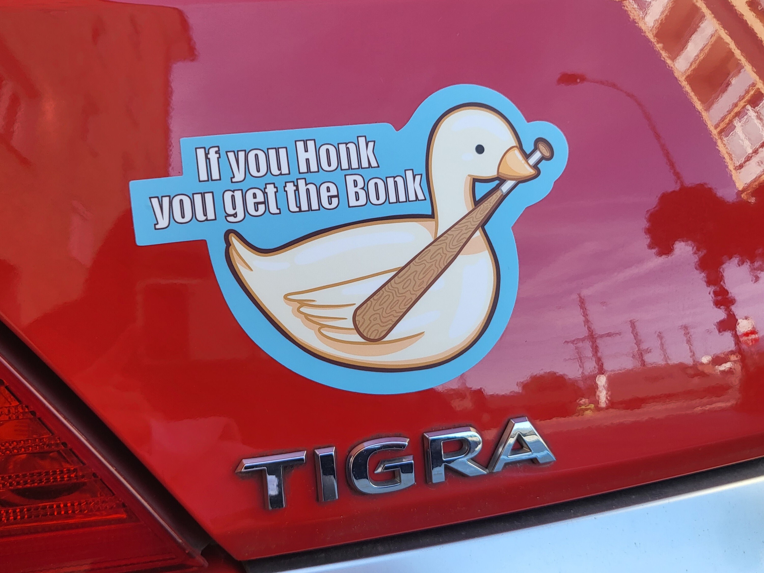 Cute Bumpersticker Honk Goose/ Cute Car Sticker If You Honk - Etsy