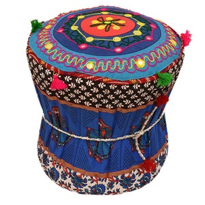 Indian Rajasthani Handmade Patchwork Cotton Single Mudda / - Etsy