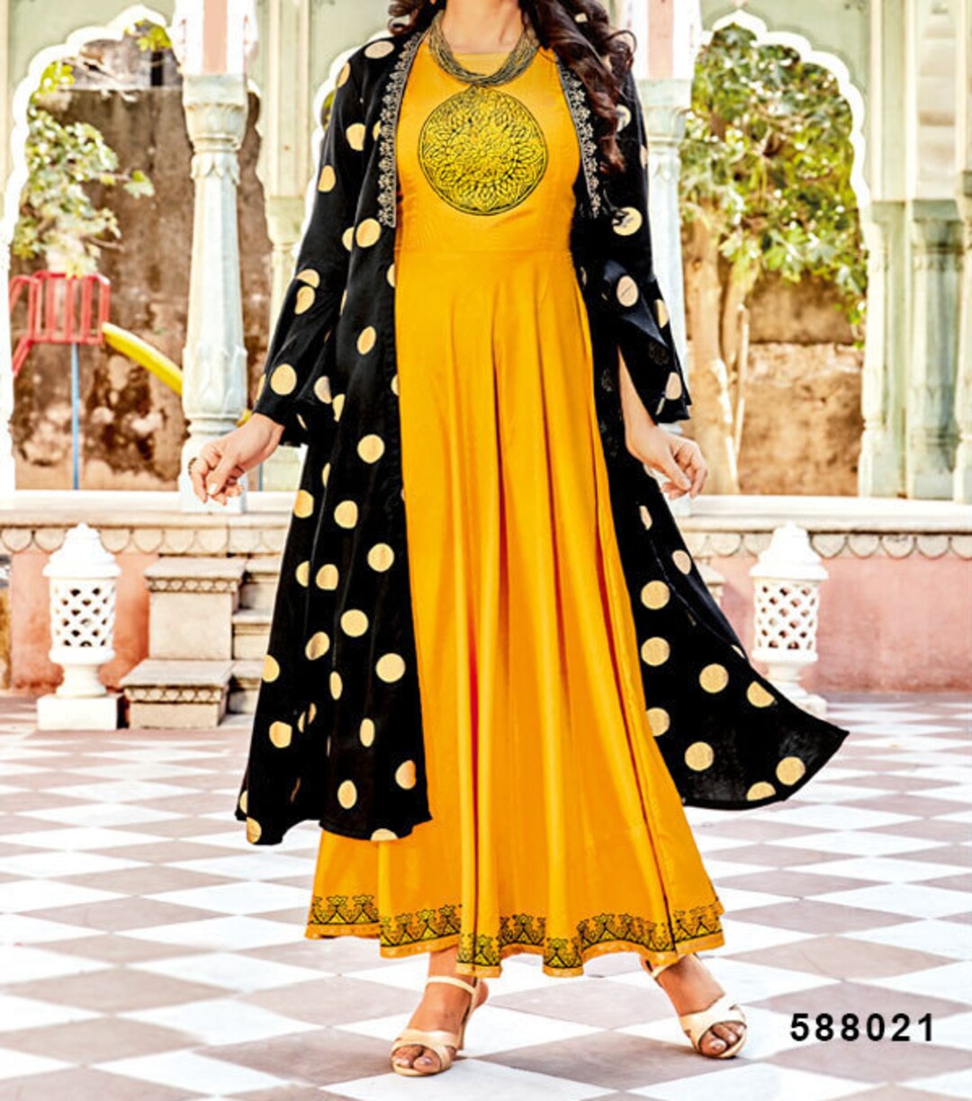 Indian Kurti Orange Kurti Long Cotton Printed Kurti Indian - Etsy