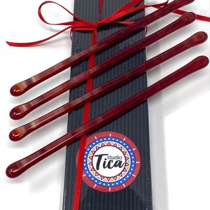 Studiotica Heart on Fire - Love Collection - Handmade Glass Swizzle ...