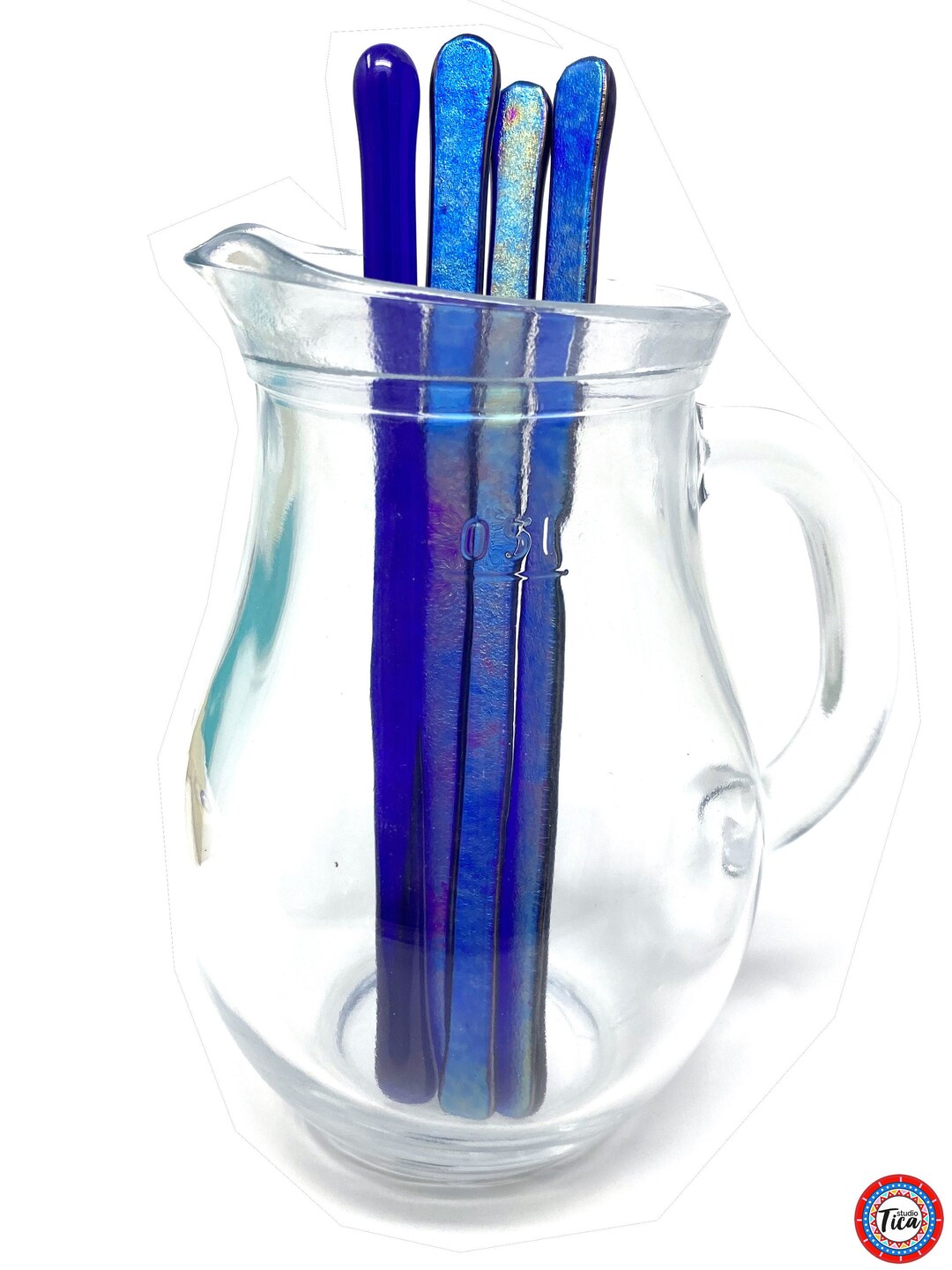 Handmade Glass Swizzle Sticks: Midnight Fire - Cocktail Coffee Pitcher ...