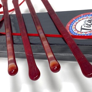 Studiotica Heart on Fire - Love Collection - Handmade Glass Swizzle ...