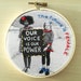 Our Voice is Our Power Embroidery - Etsy