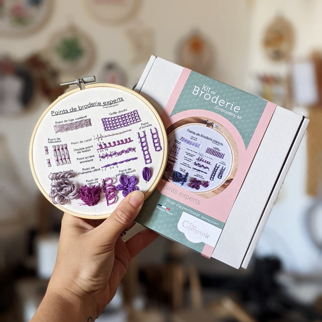 Embroidery Kit - Expert Stitches // Textured Embroidery - How to - Fit ...