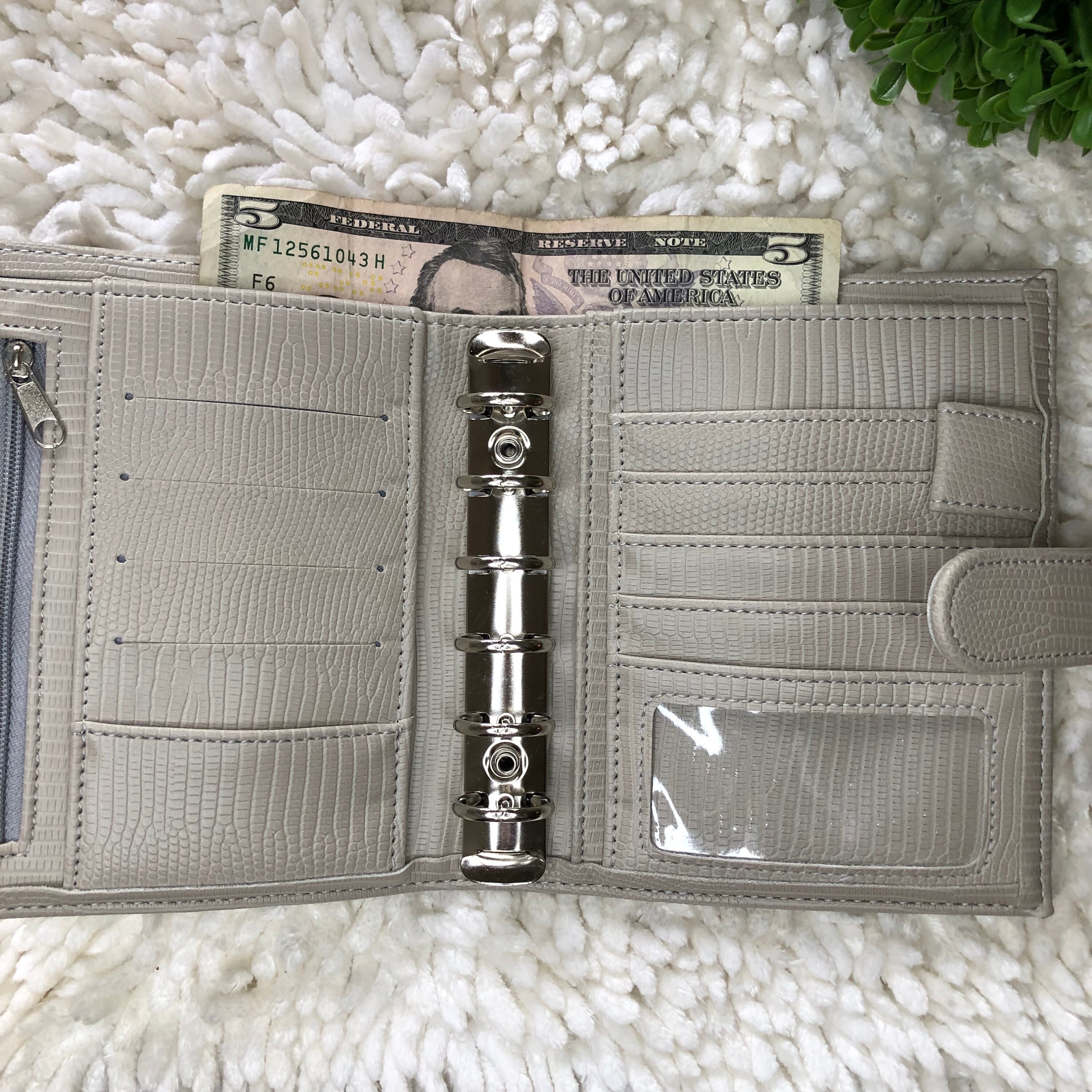 A7 Budget Binder Wallet, Cash Envelopes, Budget Binder Stir Me Up, Grey ...