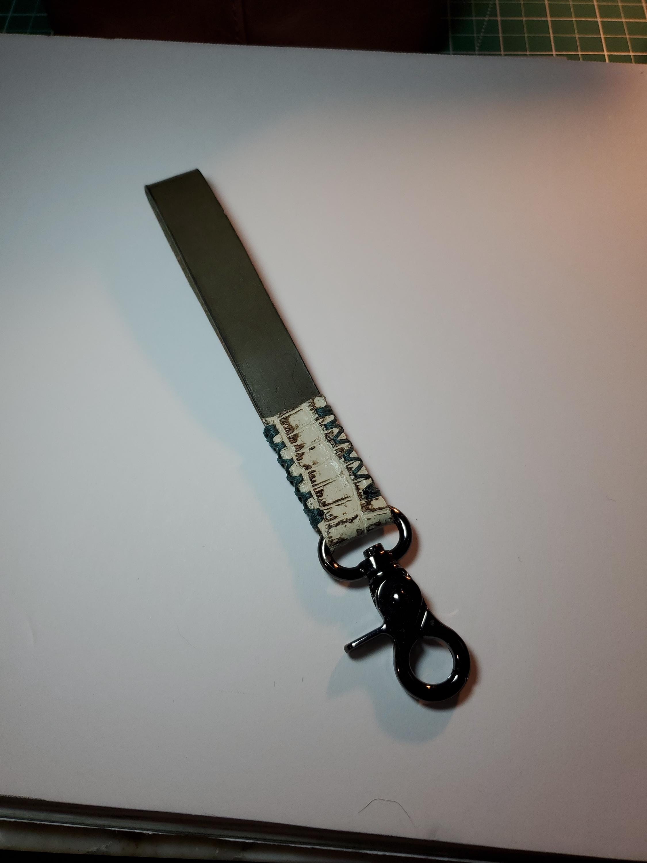 Full Grain Leather Key Chain - Etsy