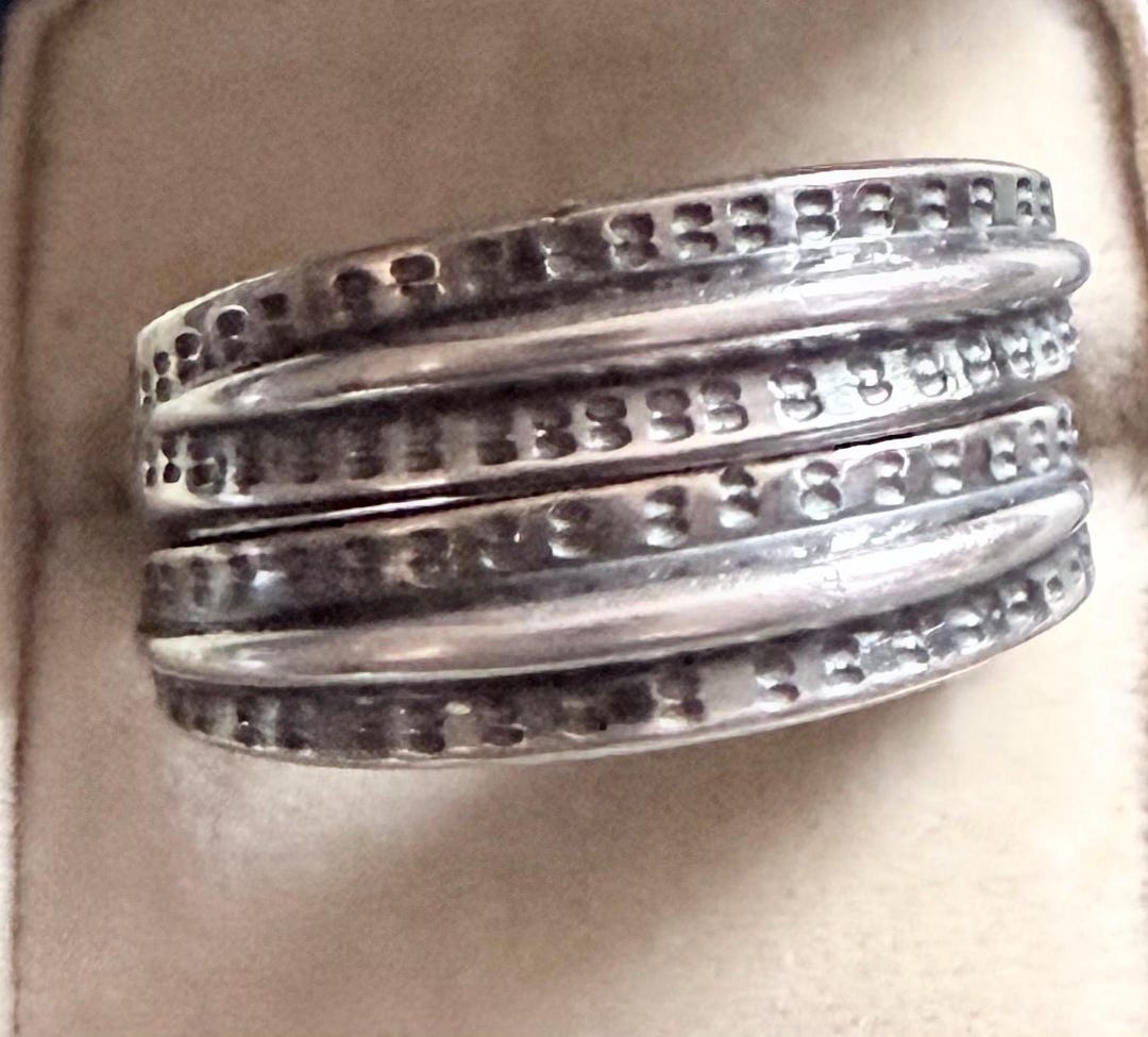 David Andersen Saga Viking 300ad Ring 925 Silver Full Hallmarks /makers ...