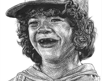 Dustin Drawing - Etsy