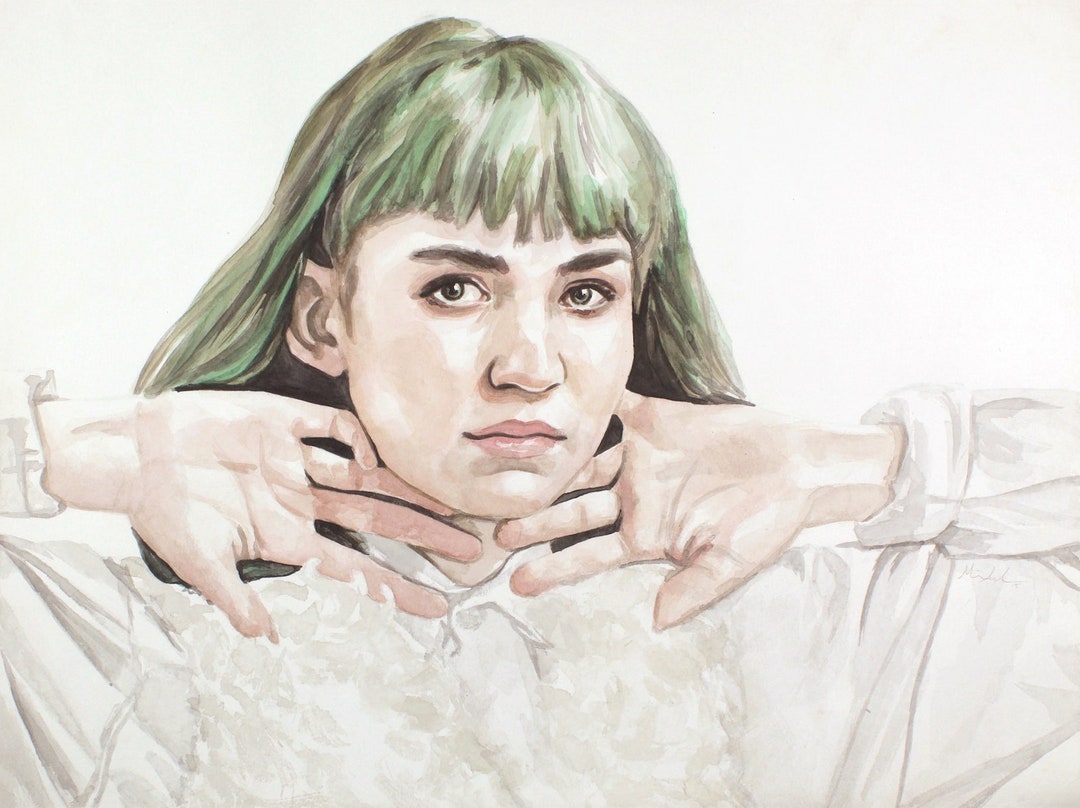 Grimes - Original Watercolor Painting - Etsy
