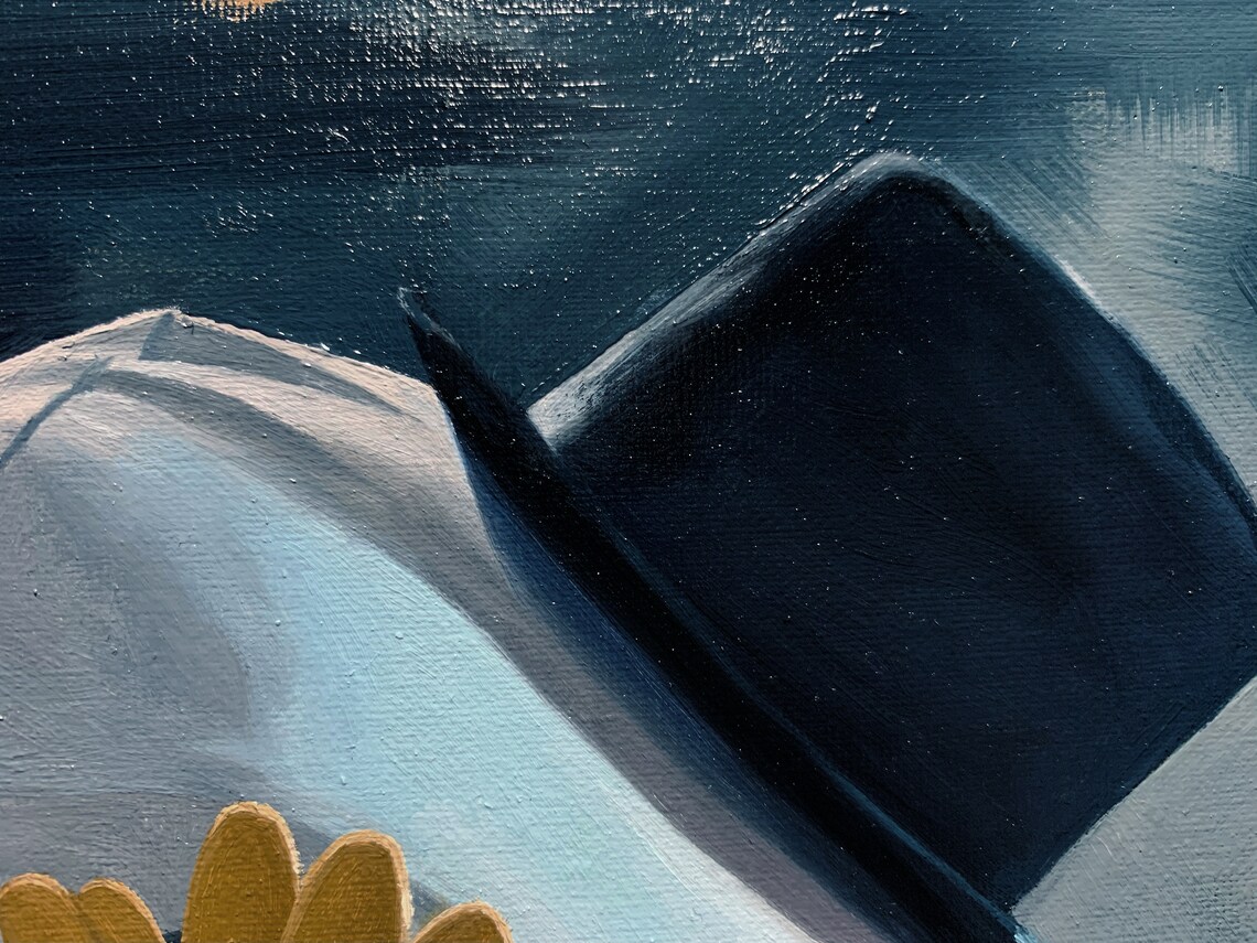 Closing up Original Oil Painting - Etsy