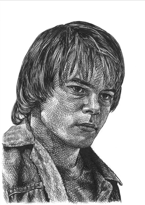 Jonathan Original Ink Drawing - Etsy