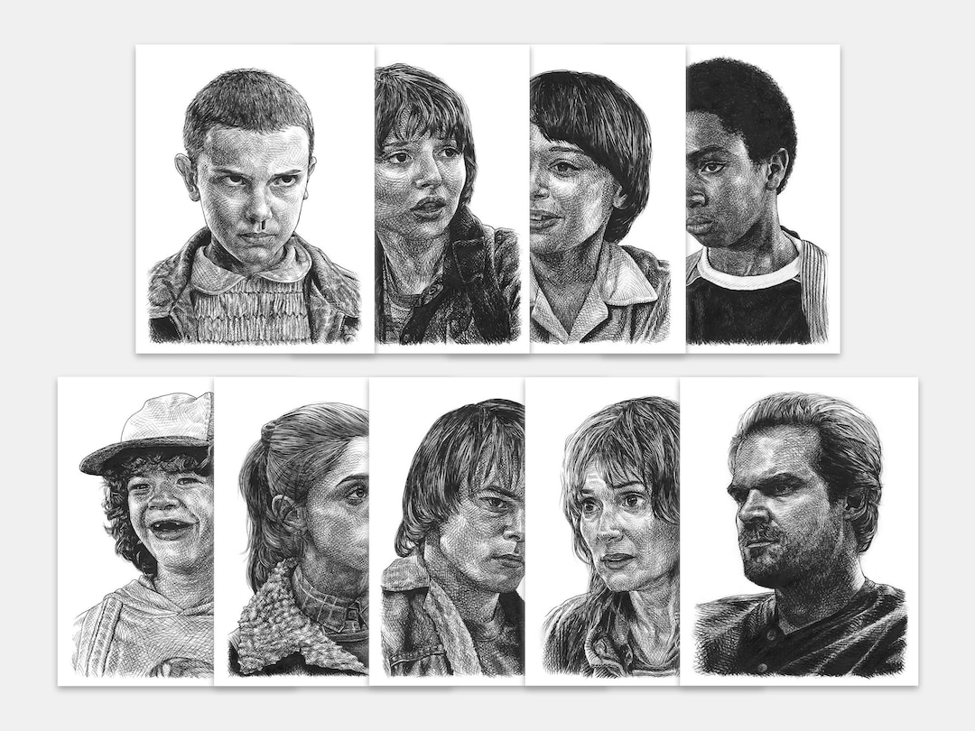 Hawkins Collector's Set - Limited Edition Signed Fine Art Prints - Etsy