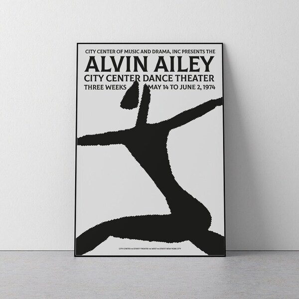 Alvin Ailey Dance Poster - Etsy