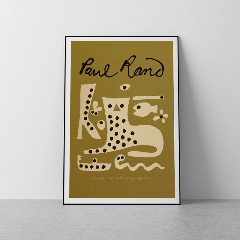 Paul Rand Poster - Etsy