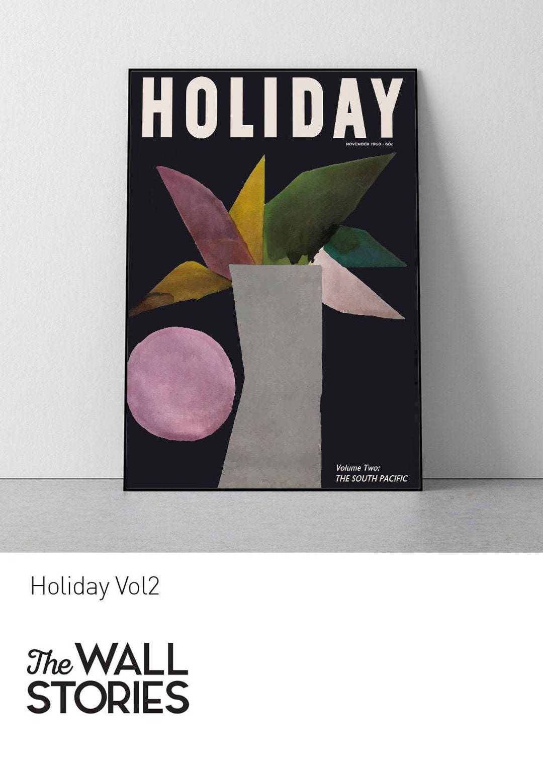 Holiday Vol 2, Travel Poster, 1960, George Giusti, Mid Century, Vintage ...