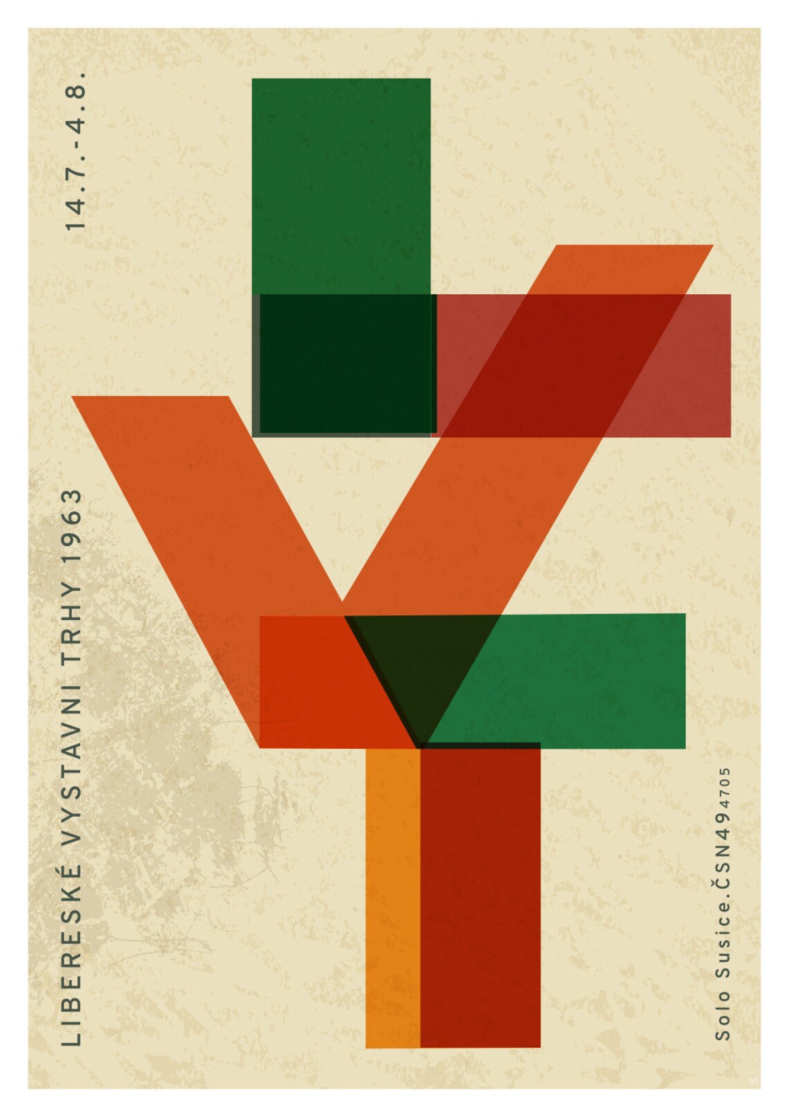 Constructivism Typographic Colourful Mid Century Art | Etsy