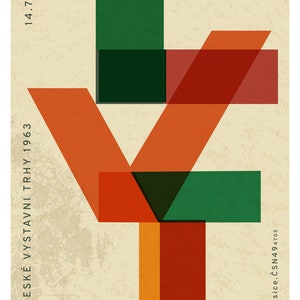 Constructivism, Typographic Colourful Mid Century Art, Geometric Art ...