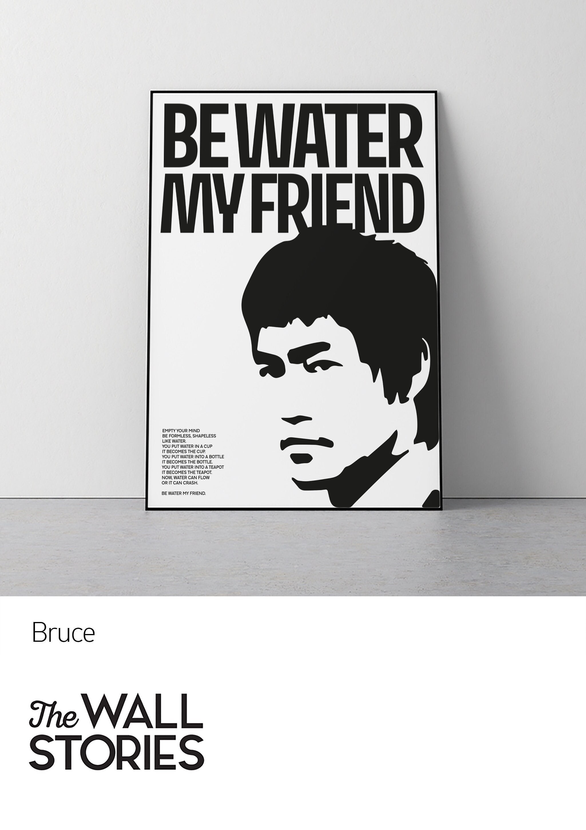 Empty Your Cup Bruce Lee