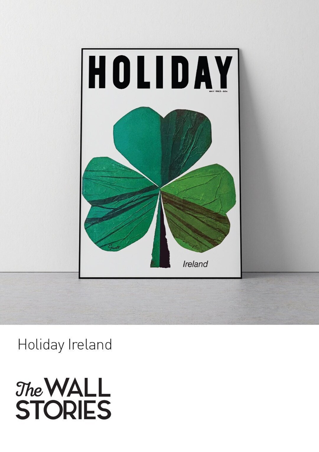 Holiday, George Giusti, 1963, Ireland, Mid Century, Travel Poster ...