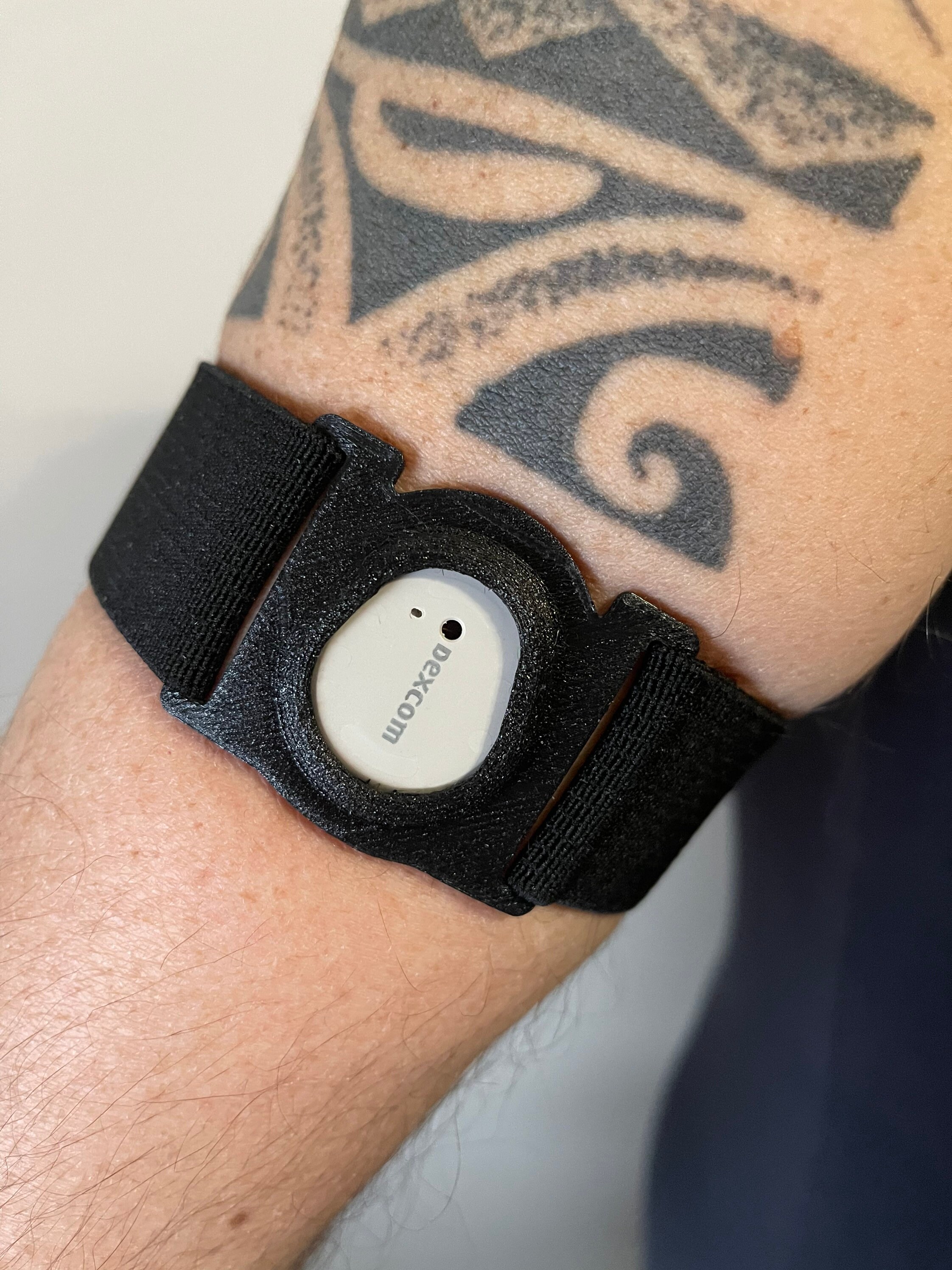 Dexcom G7 Wear Black Rubber Band With Sensor Holder - Etsy