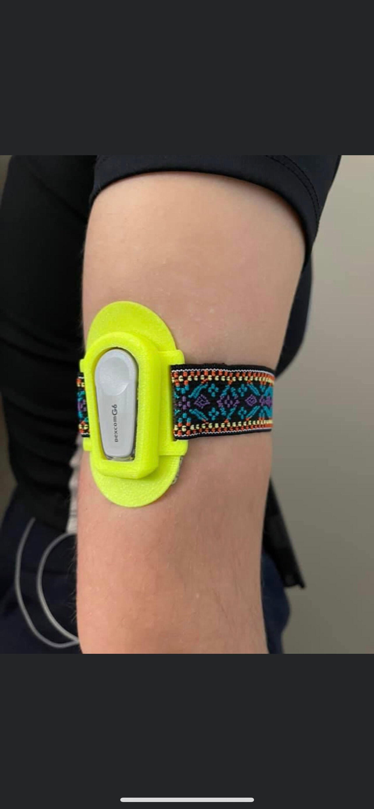 Dexcom G6 Wear Peru Rubber Band With Sensor Holder - Etsy