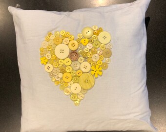 Button Cushion | Etsy