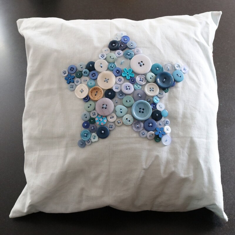 Button Cushion - Etsy UK