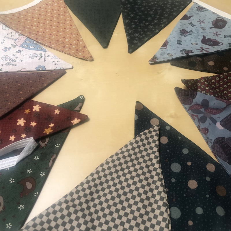 Green/brown Fabric - Etsy UK