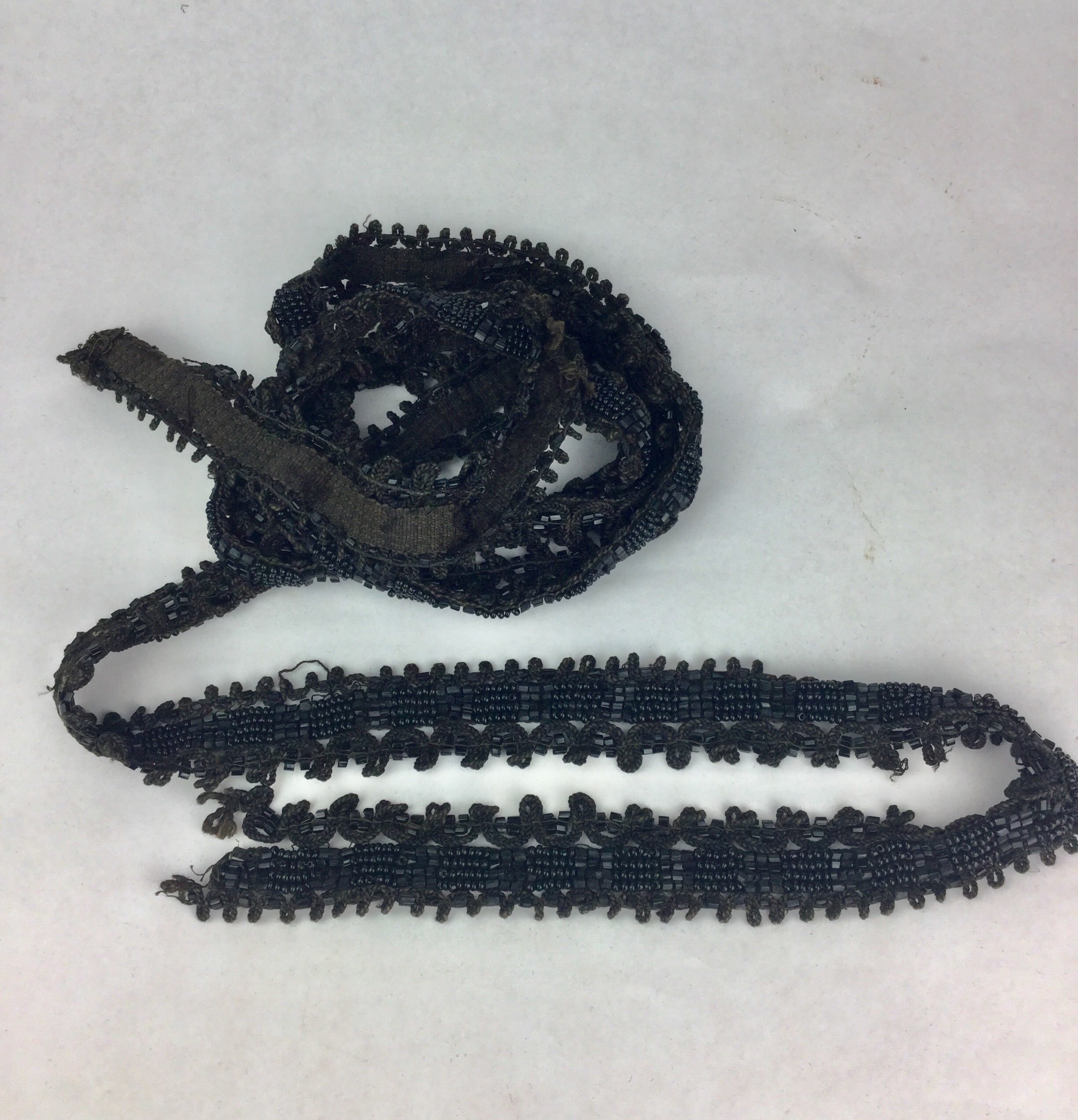 Vintage Gimp Beaded Trim Victoriano Edwardian - Etsy España