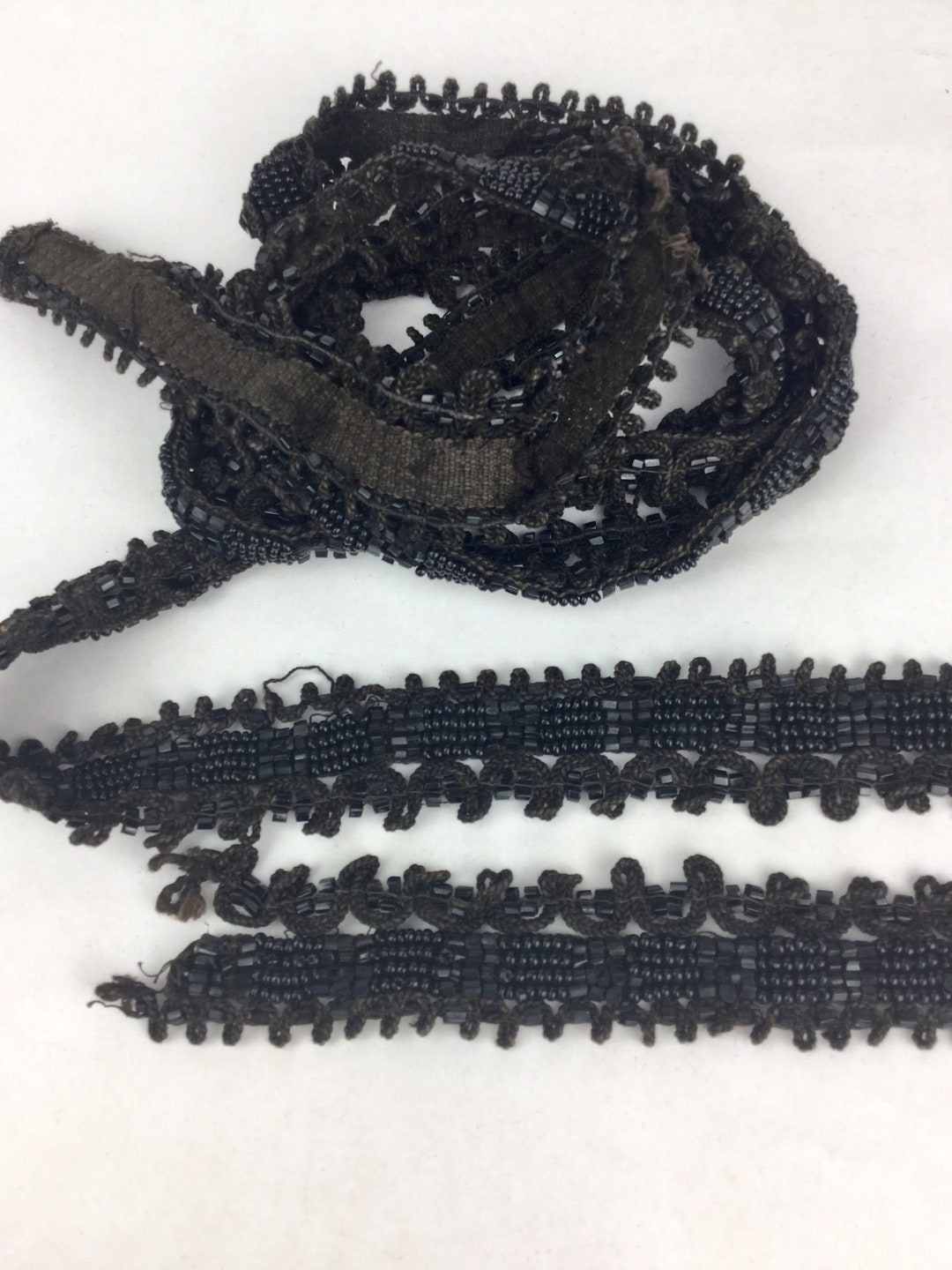 Vintage Gimp Beaded Trim Victorian Edwardian - Etsy