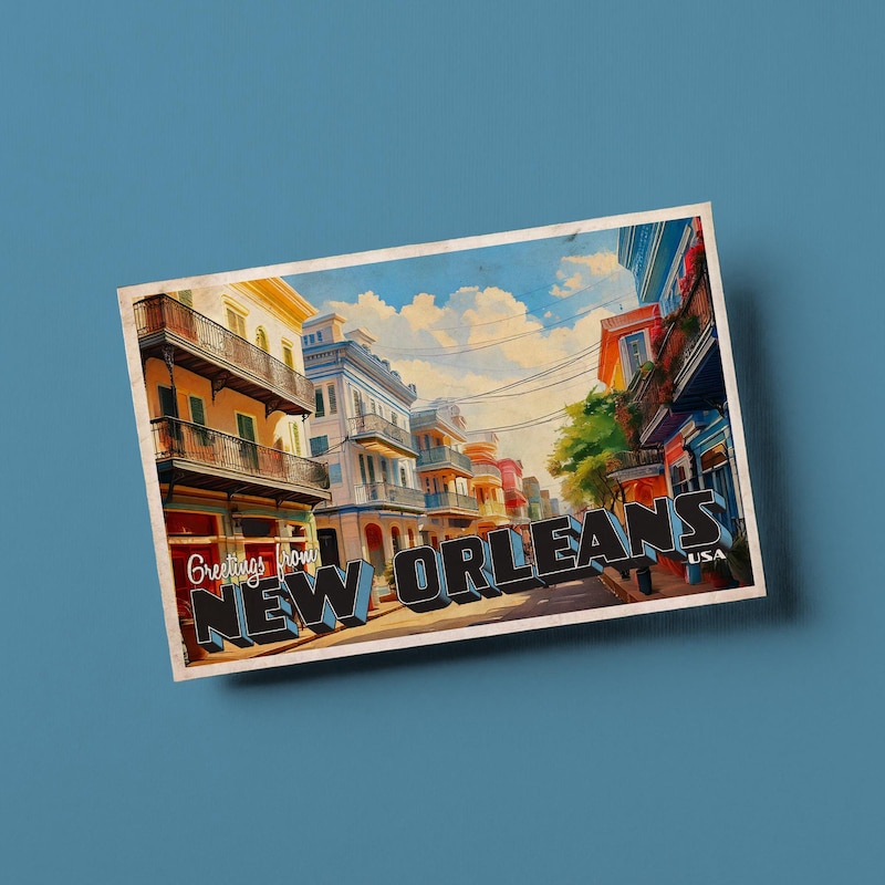 Vintage Nola Postcard - Etsy