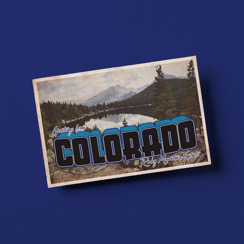 Colorado Postcards - Etsy