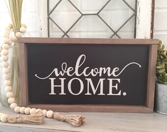 Rustic welcome sign | Etsy