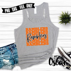 Rambler SVG, Ramblers PNG - Etsy