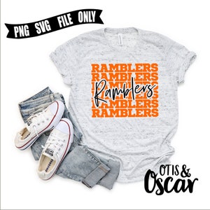 Rambler SVG, Ramblers PNG - Etsy