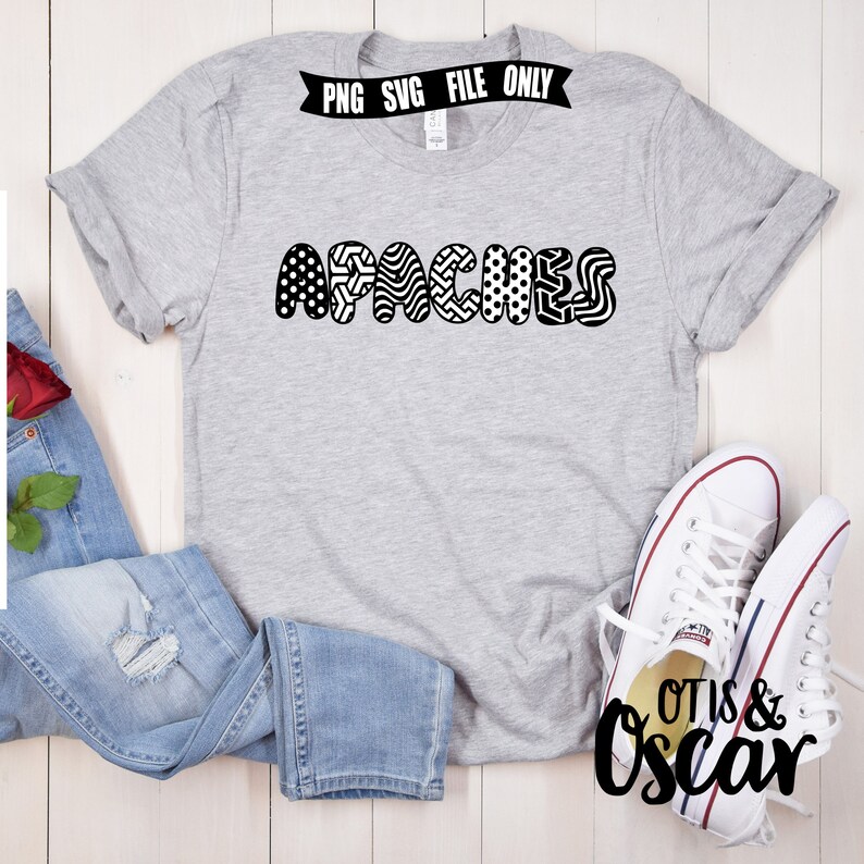 Apache SVG Pattern Apache PNG Cute Cut File - Etsy