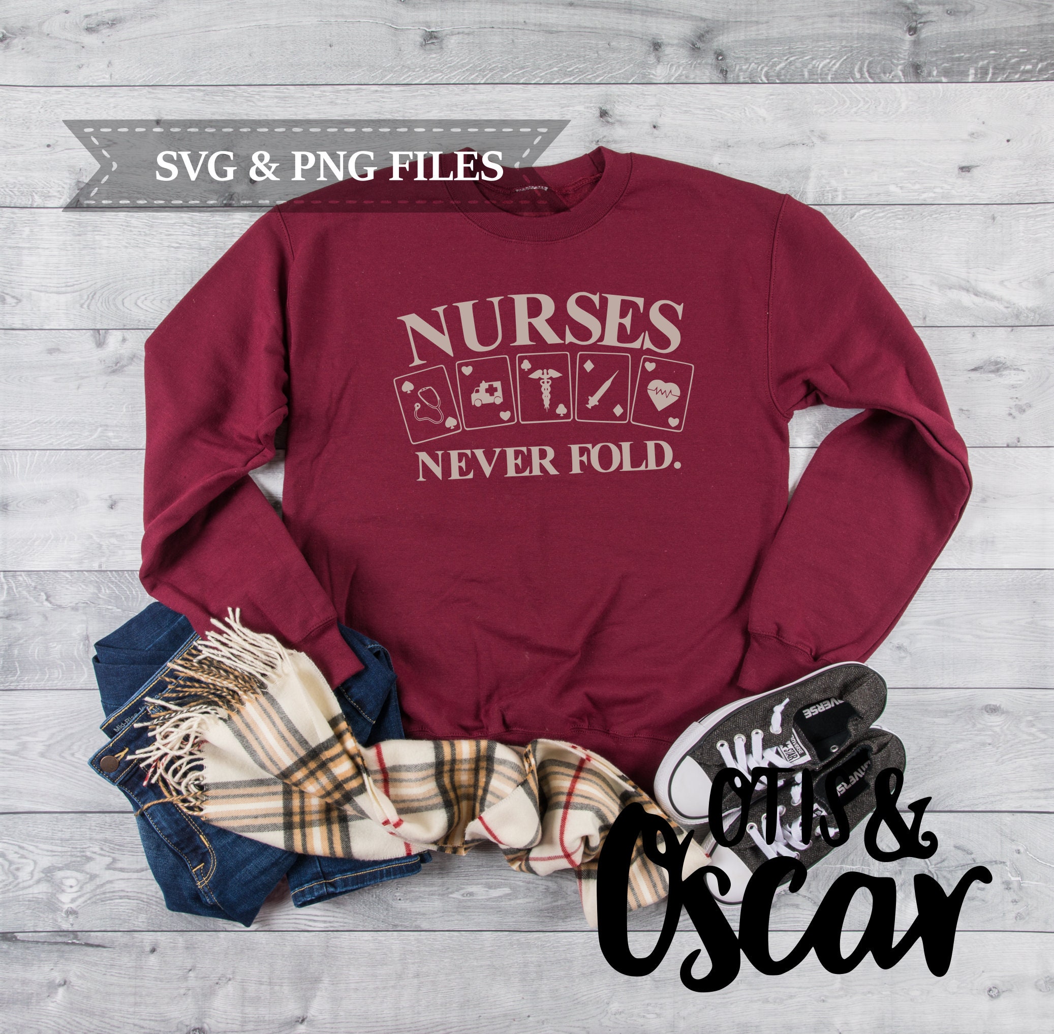 Nurses never fold Nurse Shirt Design | Etsy