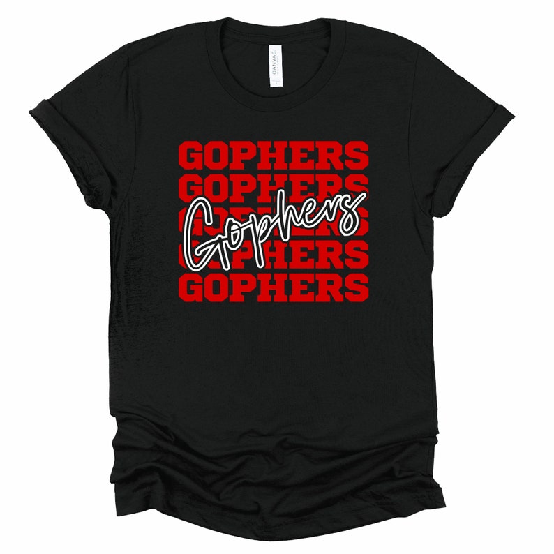 Gophers SVG, Gopher PNG, High School Spirit Shirt - Etsy