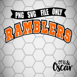 Ramblers SVG, Rambler PNG - Etsy