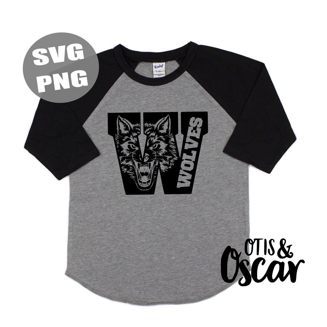 Wolves High School Mascot SVG PNG - Etsy