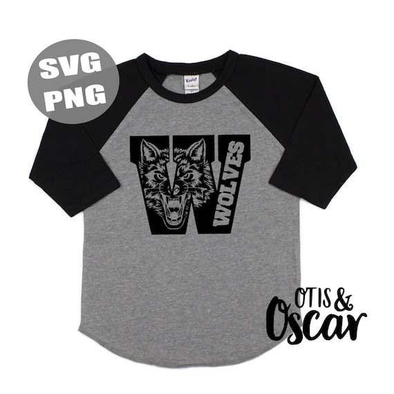 Wolves High School Mascot SVG PNG - Etsy