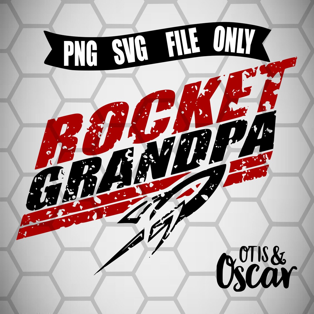 Rocket Grandpa, Rockets Papa PNG - Etsy